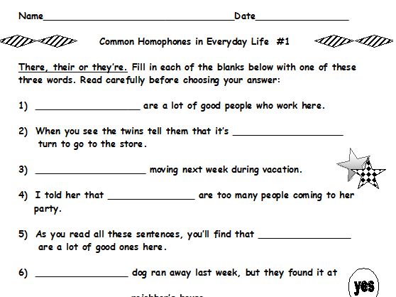 Language Arts Word Search Puzzle PLUS Homophones Mistakes Both Items 