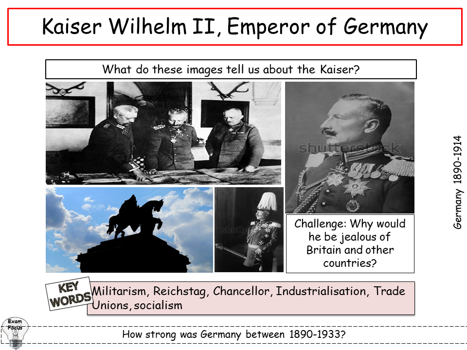 Kaiser Wilhelm II | Teaching Resources