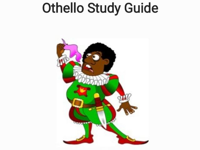 Othello Study Guide | Teaching Resources
