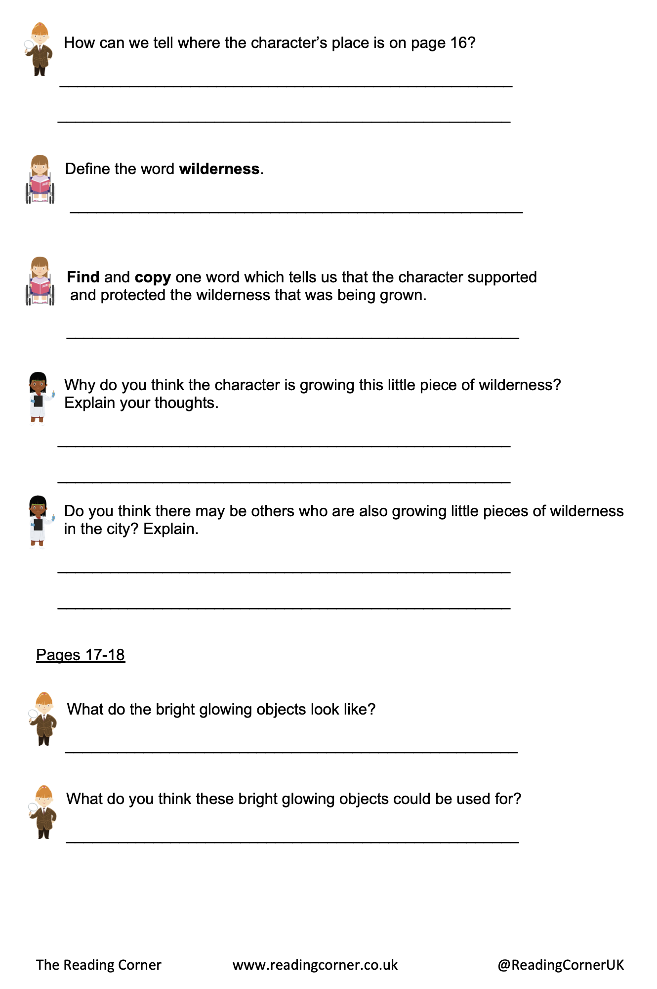 Varmints by Helen Ward Reading Comprehension Questions and Answers ...