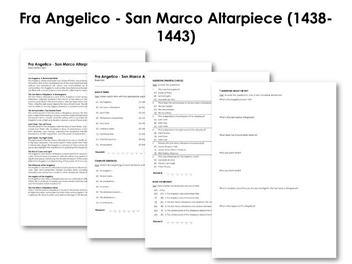 Fra Angelico - San Marco Altarpiece (1438-1443) | Teaching Resources