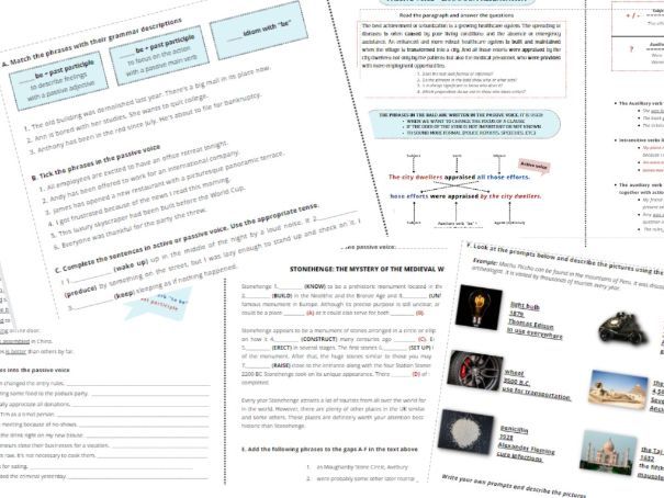 Passive voice in context_worksheet | Teaching Resources