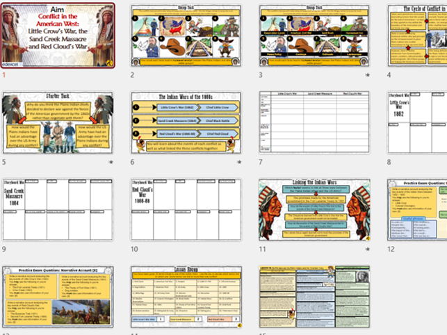 GCSE History Edexcel: The American West Unit 2 Bundle (10 lessons ...