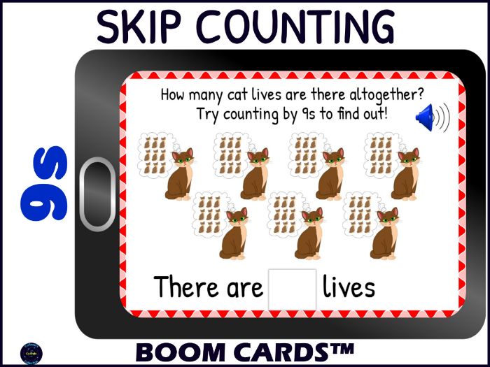 Skip Counting by 9s Introduction and Practice Activity - Digital Boom ...