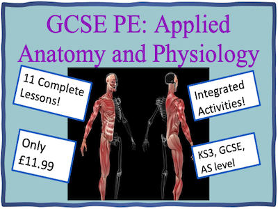 High school anatomy, biomechanics and physiology resources