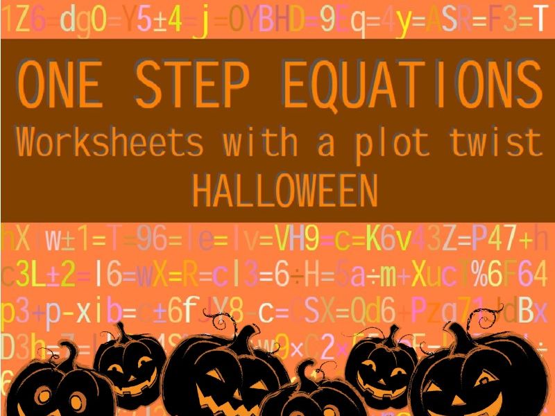 Secondary solving equations resources
