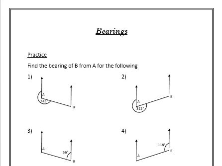 10 GCSE Foundation Geometry Worksheets | Teaching Resources