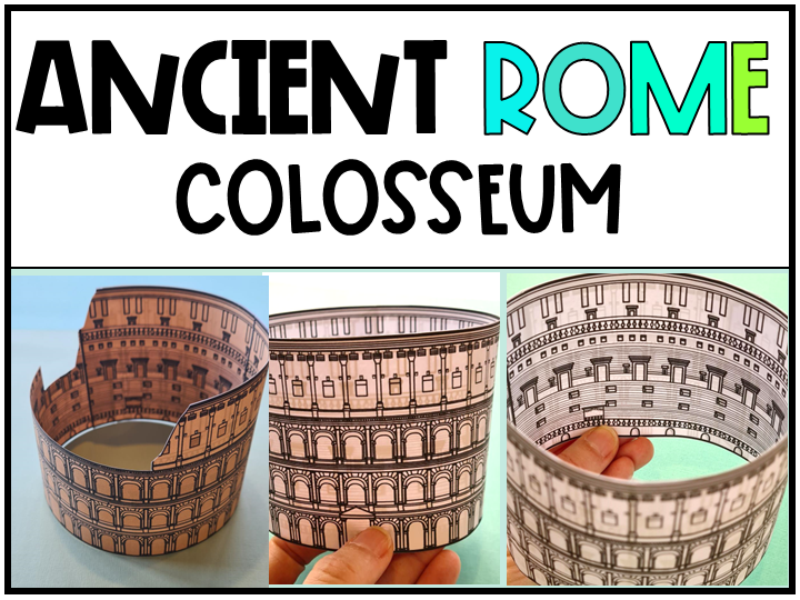 Ancient Rome Colosseum Craft, Hands-on Roman History 3D Model ...