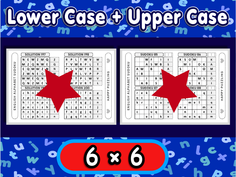 English Alphabet Sudoku Puzzles | Teaching Resources