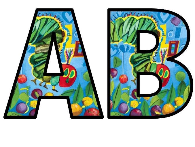 NEW BOOK The Very Hungry Caterpillar Lettering Whole Alphabet, Numbers ...