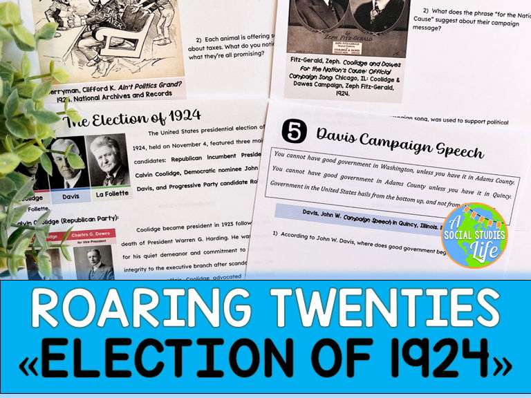 Election of 1924 | Teaching Resources