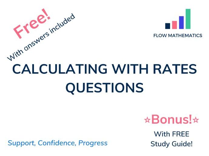 Calculating with rates worksheet | Teaching Resources