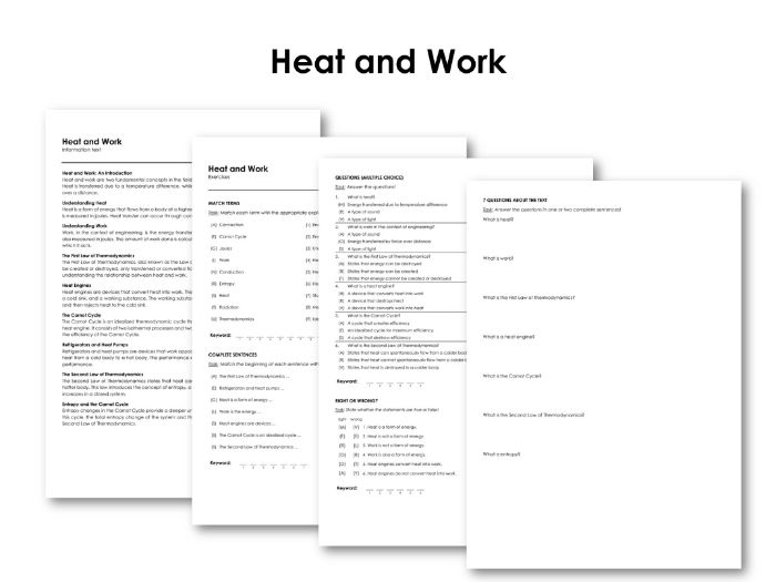 Heat and Work | Teaching Resources