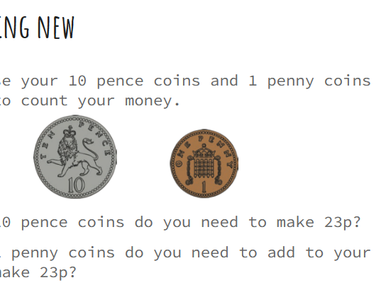 Counting with Coins (Shop) | Teaching Resources