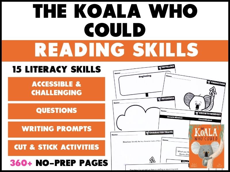 The Koala Who Could Book Activities - Reading Comprehension and ...