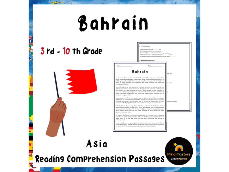 Asia Reading Comprehension Passages & Questions Worksheets Bundle#1 ...