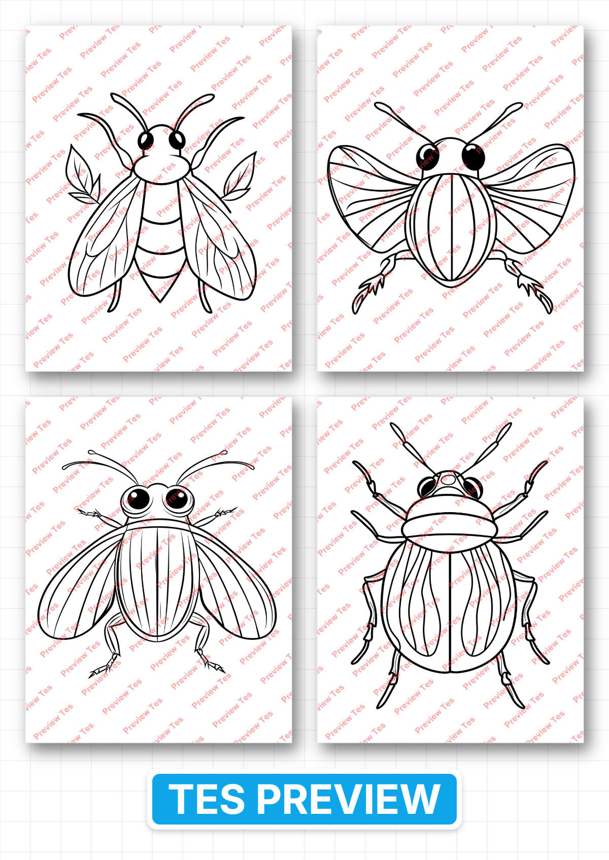 Insects Colouring Pages | Bugs and Minibeasts Worksheets | Garden ...