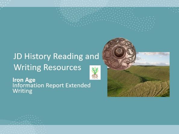 Iron Age Information Report Extended Writing Lesson | Teaching Resources