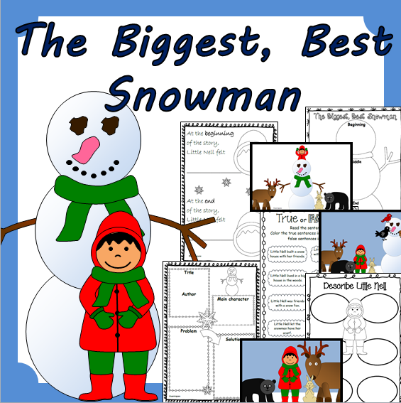 The Biggest, Best Snowman book companion plus sequencing | Teaching ...