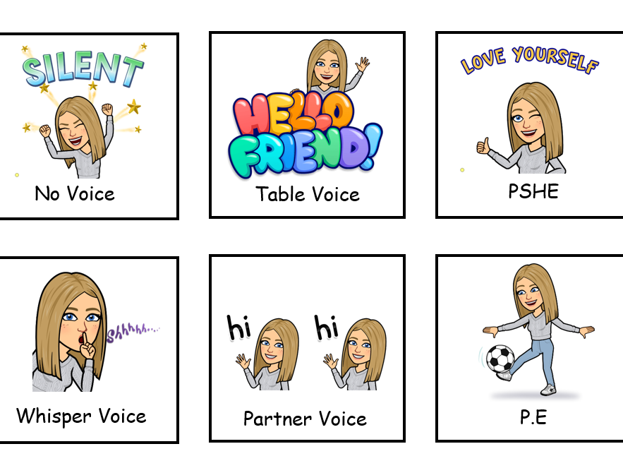 Bitmoji Timetable Template | Teaching Resources