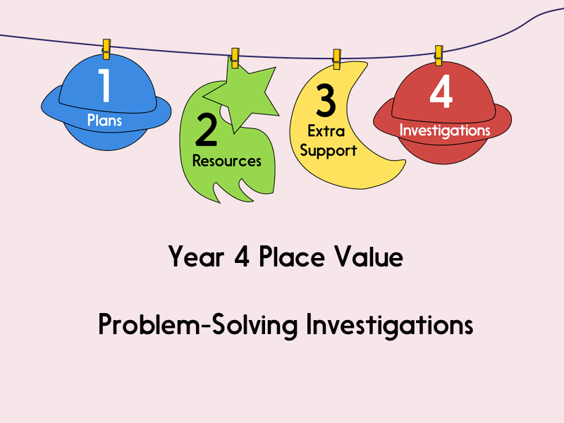 Year 4 Place Value Problem Solving Investigations Teaching Resources