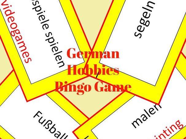 10 German Topics Bingo Games Activity | Teaching Resources