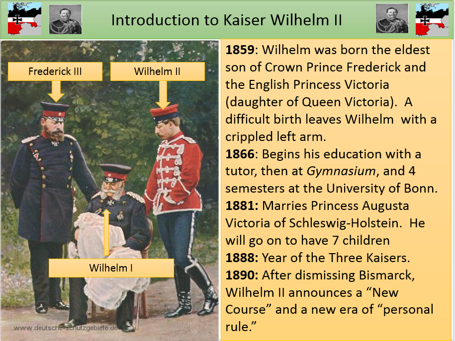 Wilhelm II - Character and Personality - Full Lesson - Lots of Sources ...