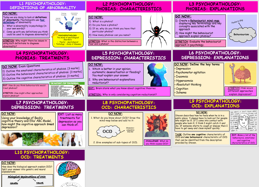 Secondary developmental psychology resources