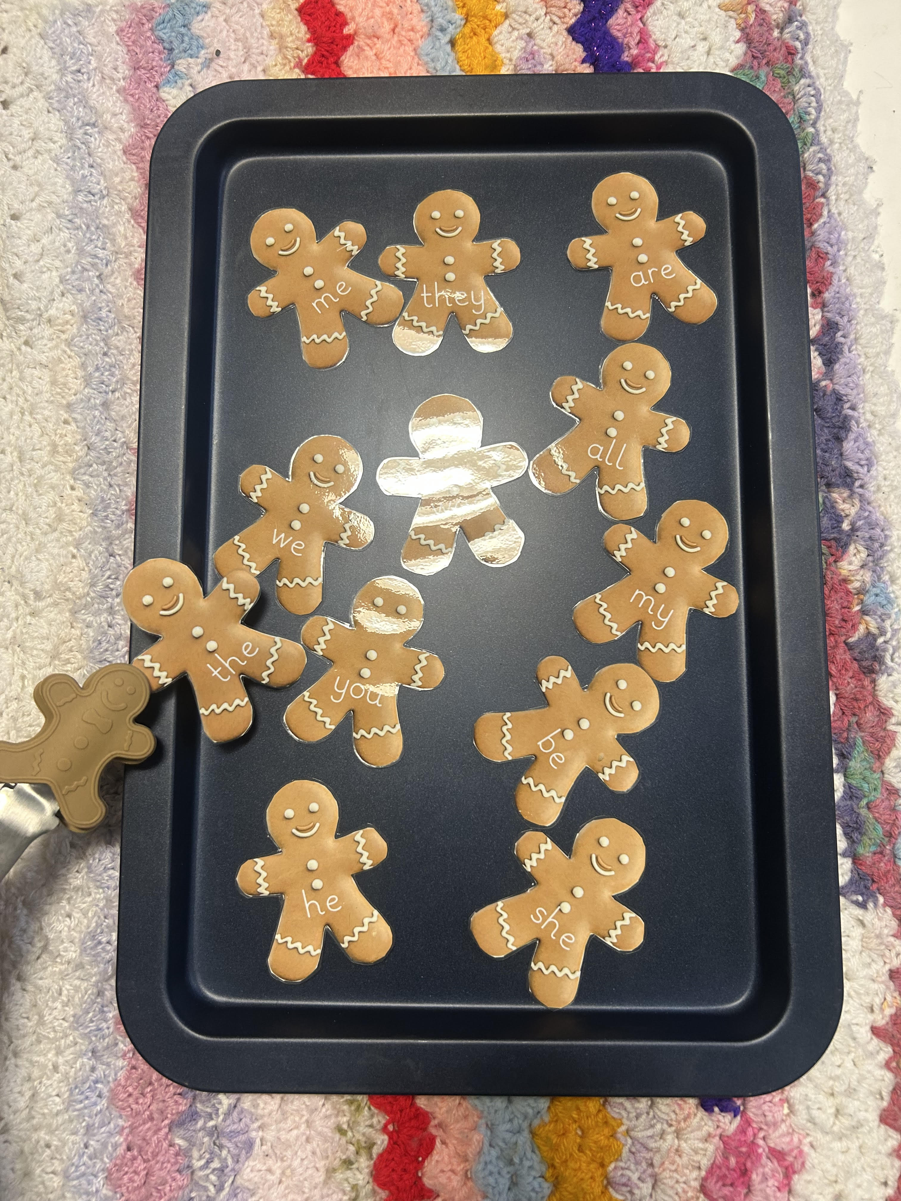 Phase 3 Tricky words - Gingerbread Man Cookies | Teaching Resources