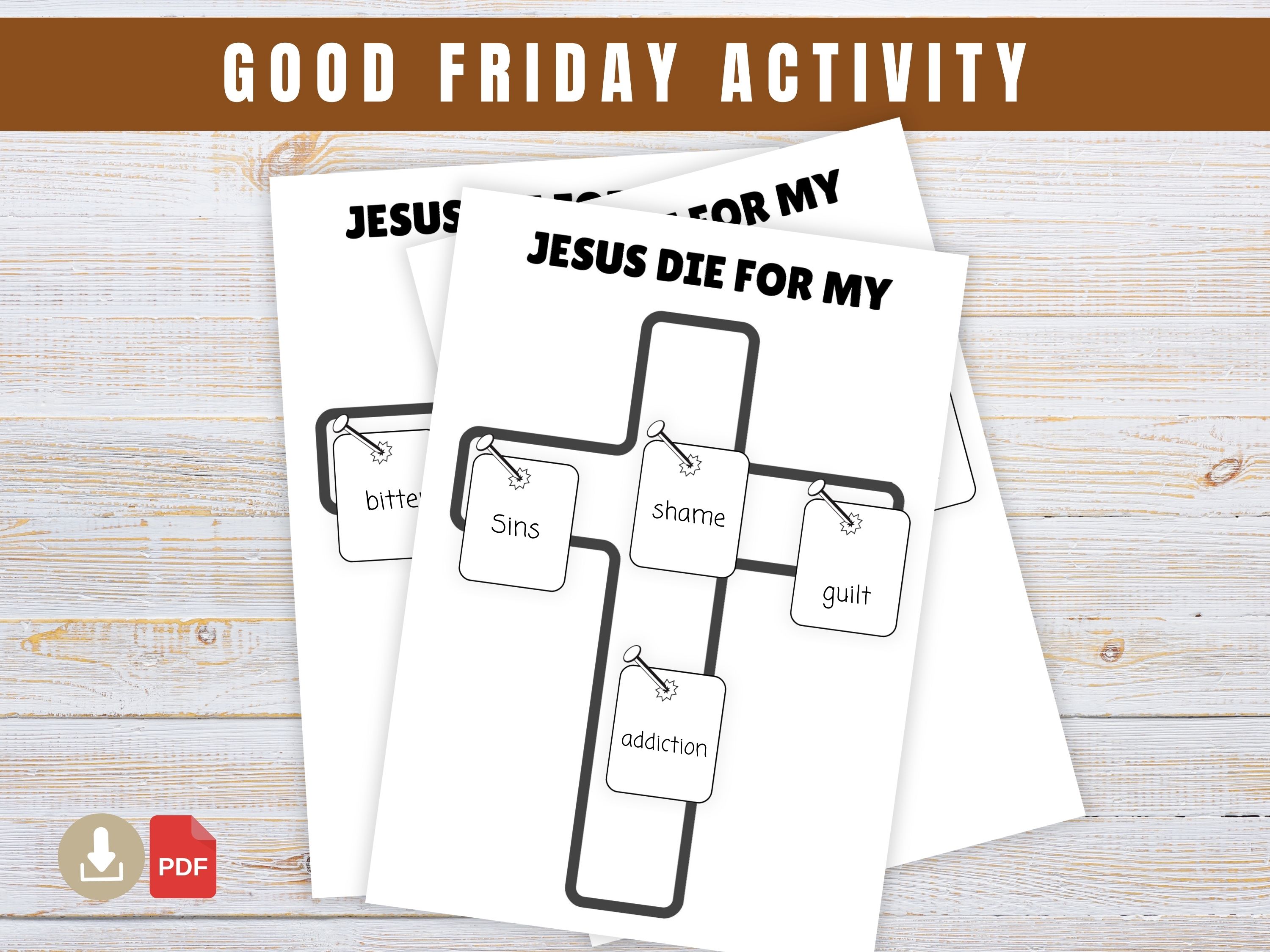 Good Friday activity for kids to learn about the Cross | Teaching Resources