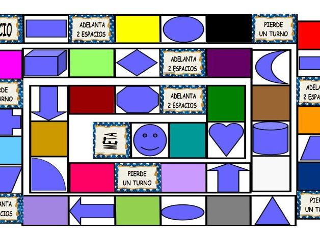 Colors and Shapes 6 Spanish Photo Game Bundle | Teaching Resources