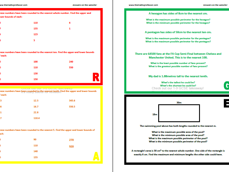 TheMathsProfessor's Shop - Teaching Resources - TES