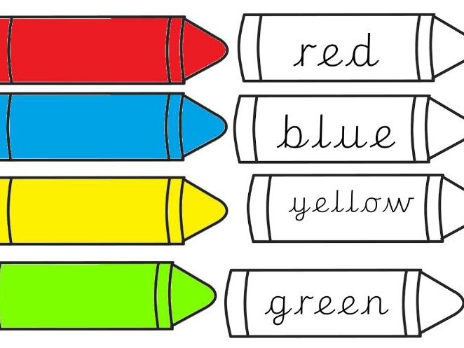 Colour Matching Activity Teaching Resources