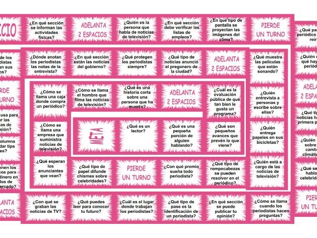 News Media Spanish 4 Worksheet-2 Game-1 Exam Bundle | Teaching Resources