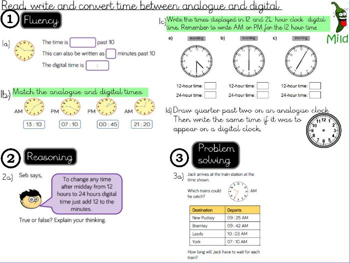 Time Read Write And Convert Time Between Analogue And Digital 