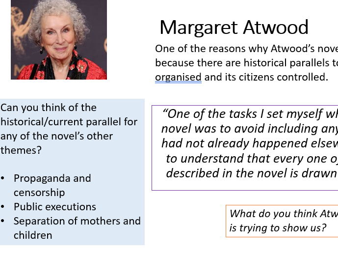 The Handmaid's Tale - Dystopian Fiction | Teaching Resources