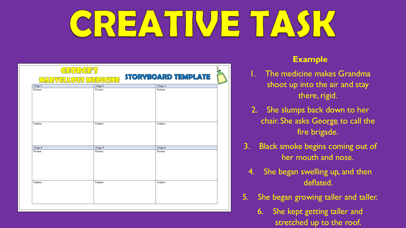 George's Marvellous Medicine - Chapters 5, 6 and 7 - Triple Lesson ...