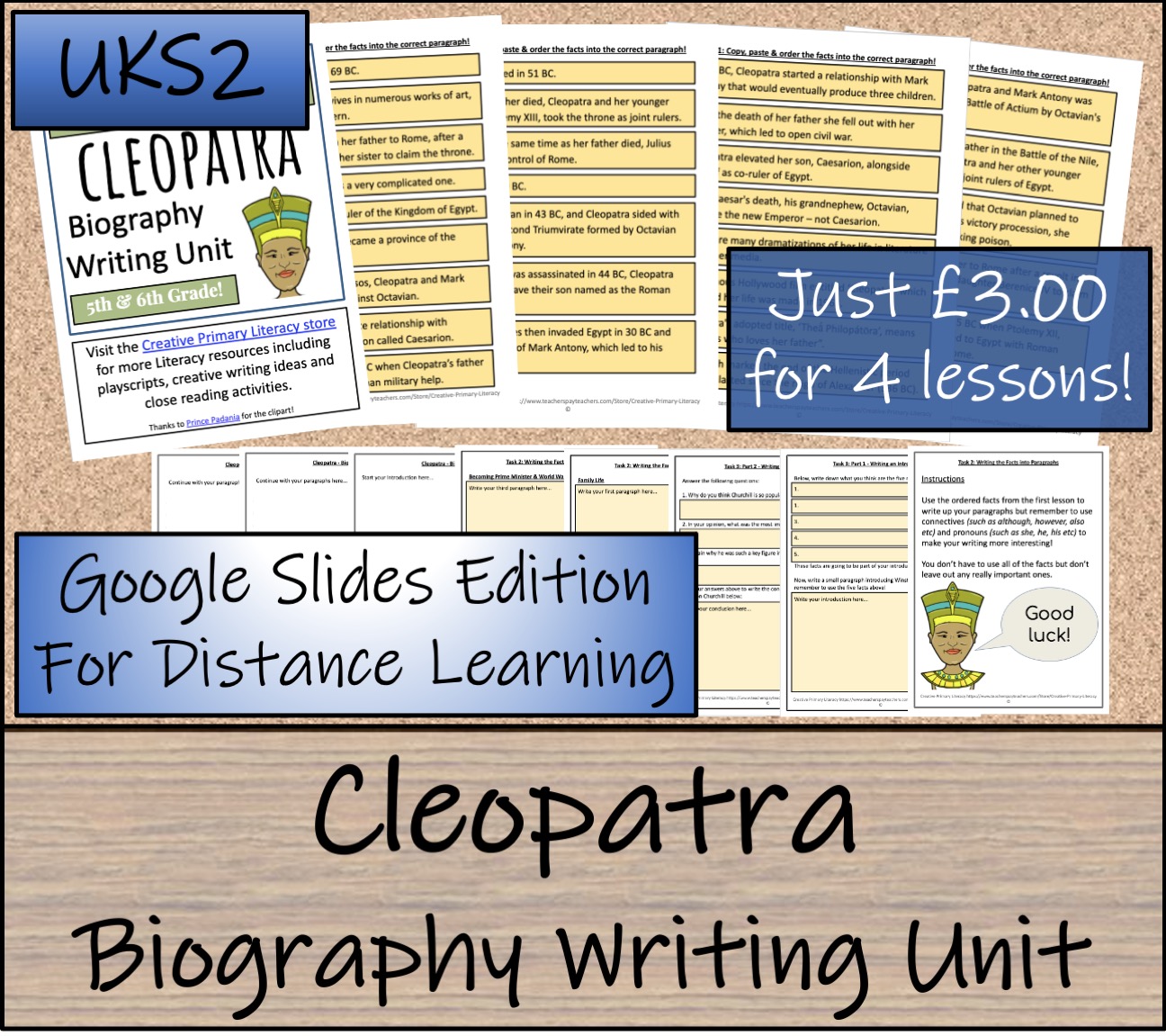 UKS2 Cleopatra Biography Writing Unit | Digital & Print | Teaching ...