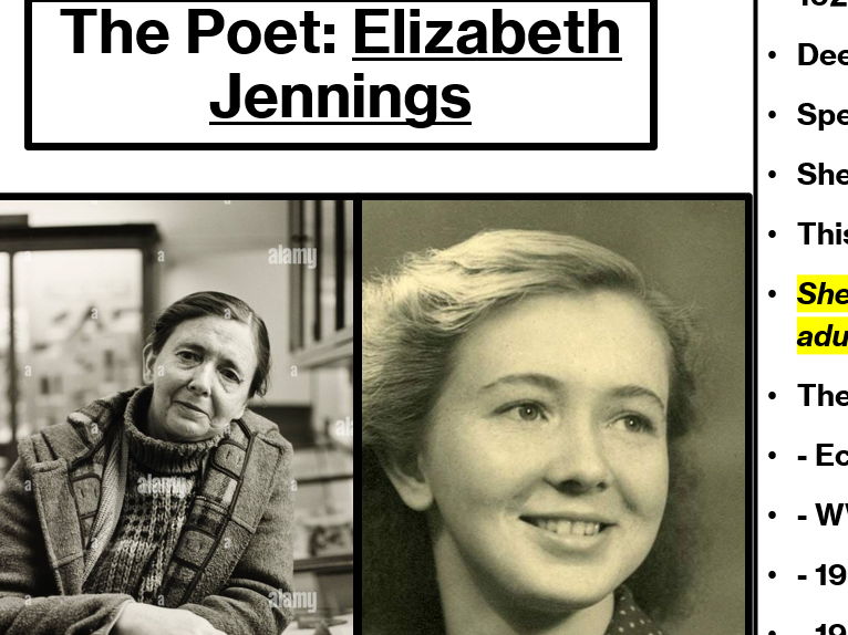The Enemies by Elizabeth Jennings | Teaching Resources