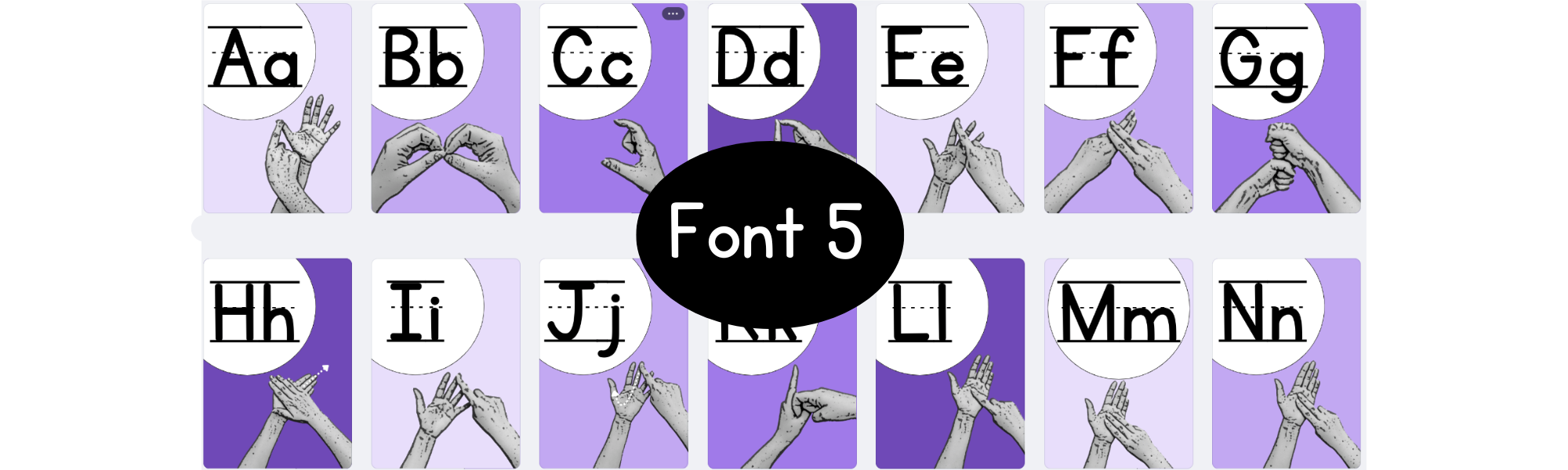EDITABLE Alphabet Posters - British Sign Language (BSL) - Purple ...