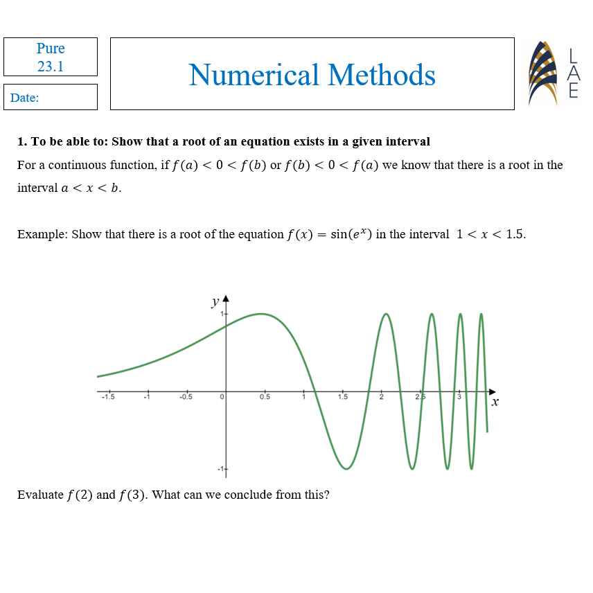 Full Coverage A Level Maths Worksheets | Teaching Resources