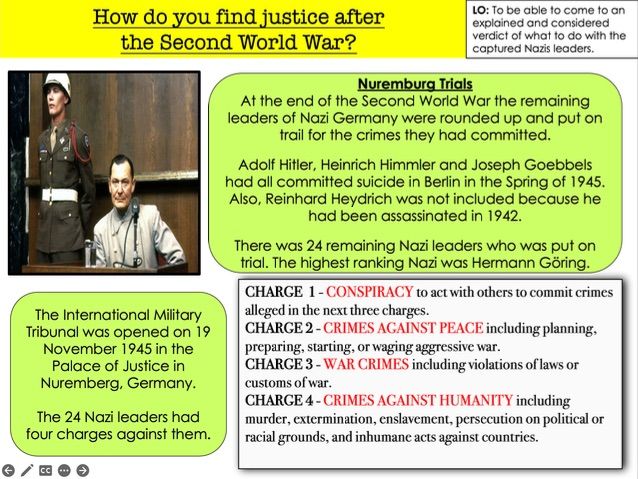 How do you find justice after the Second World War? | Teaching Resources