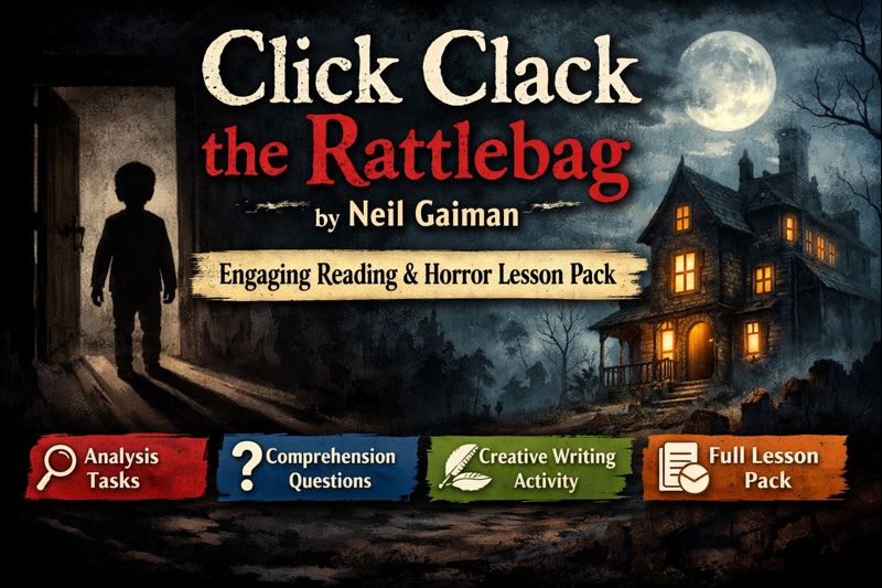 Short Story Horror Lesson: Click Clack the Rattlebag by Neil Gaiman ...