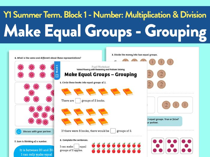Y1 Summer Term Block 1 Number Multiplication Division Make 