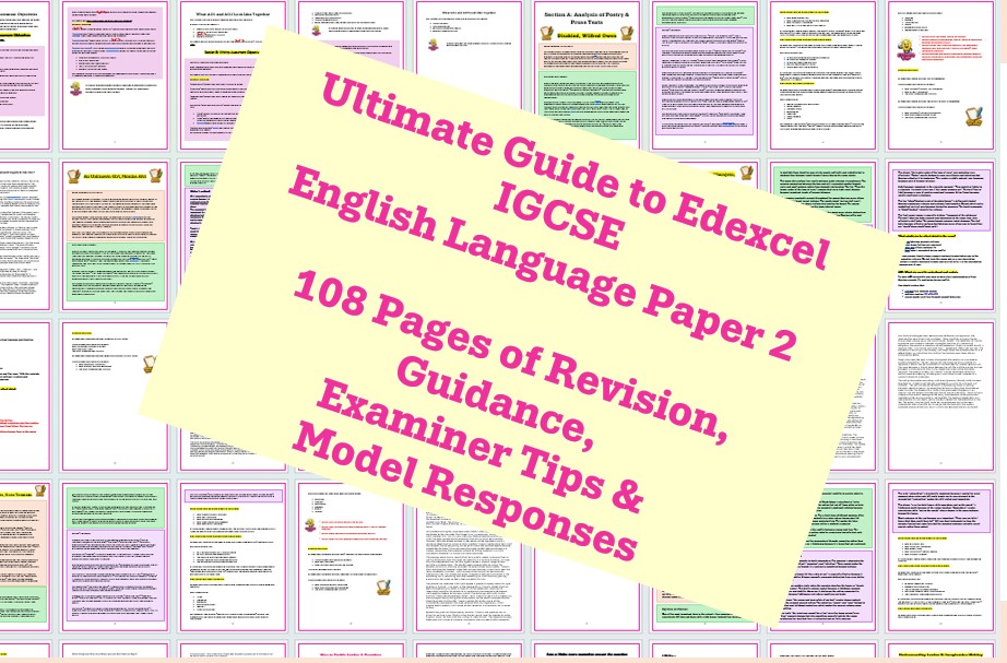 Pearson Edexcel IGCSE English Language Paper 2 Revision Guide: Poetry ...