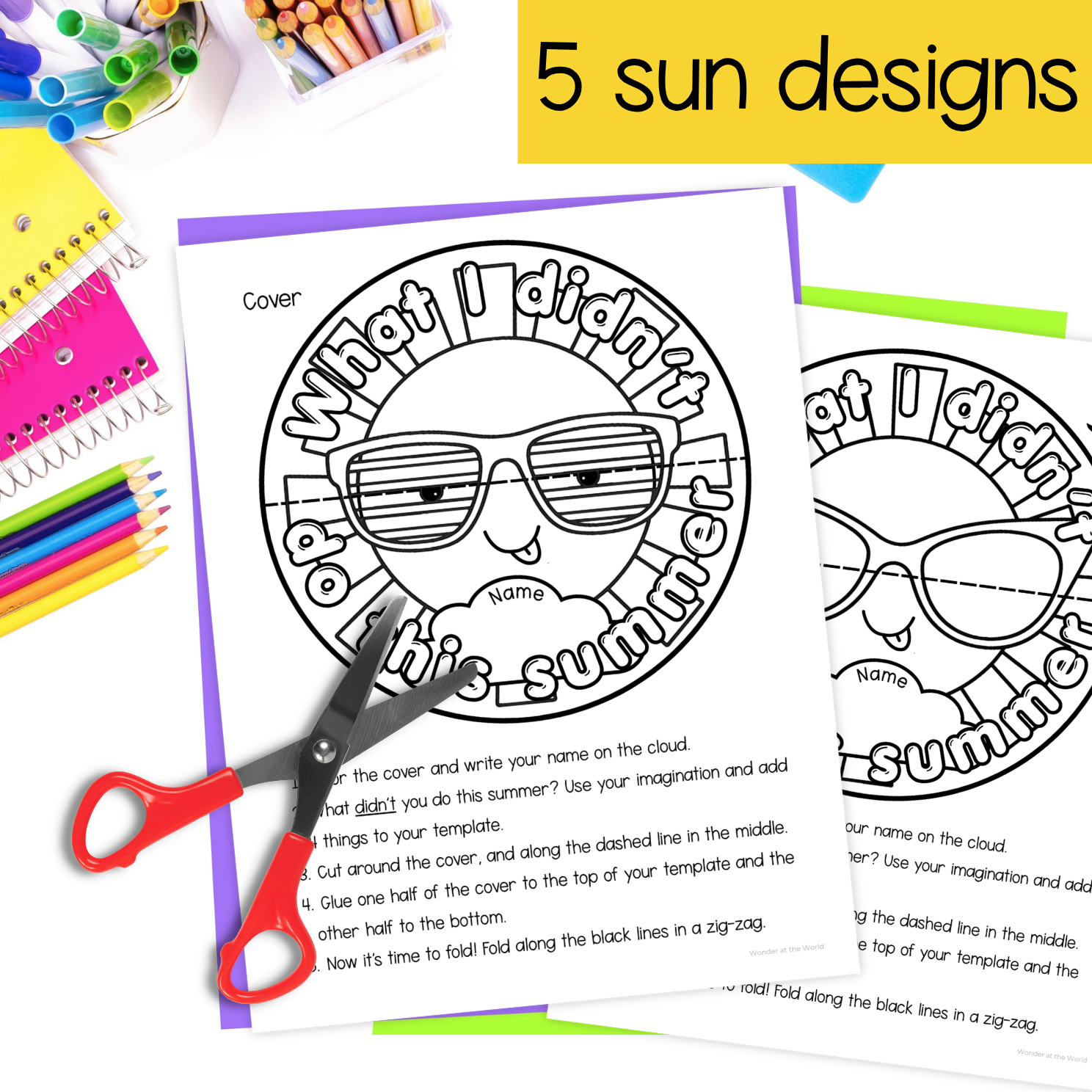 What I didn't do this summer creative writing craft for back to school ...