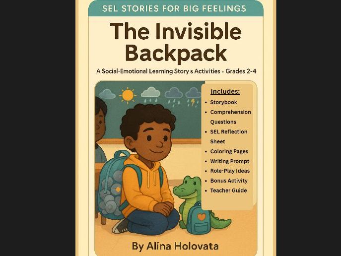 Anxiety & Asking for Help SEL Story + Activities | The Invisible ...