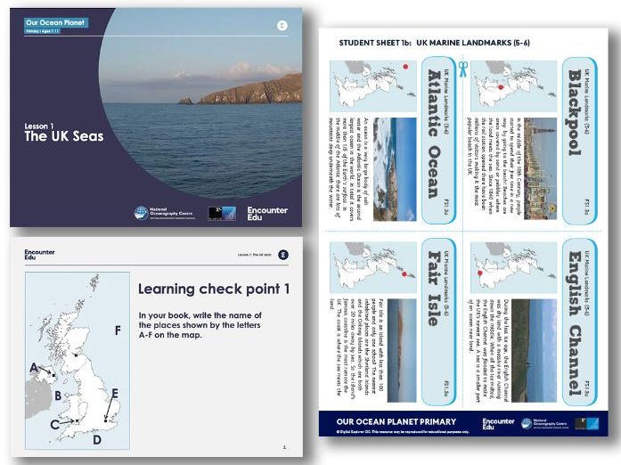 UK surrounding seas KS2 Geography | Teaching Resources