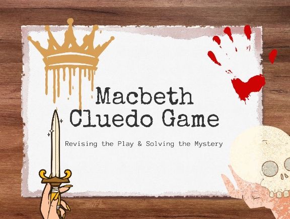 English Literature Shakespeare Macbeth Revision Cluedo Game | Teaching ...