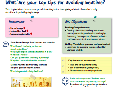 Writing Instructions: Personal Experiences | Teaching Resources